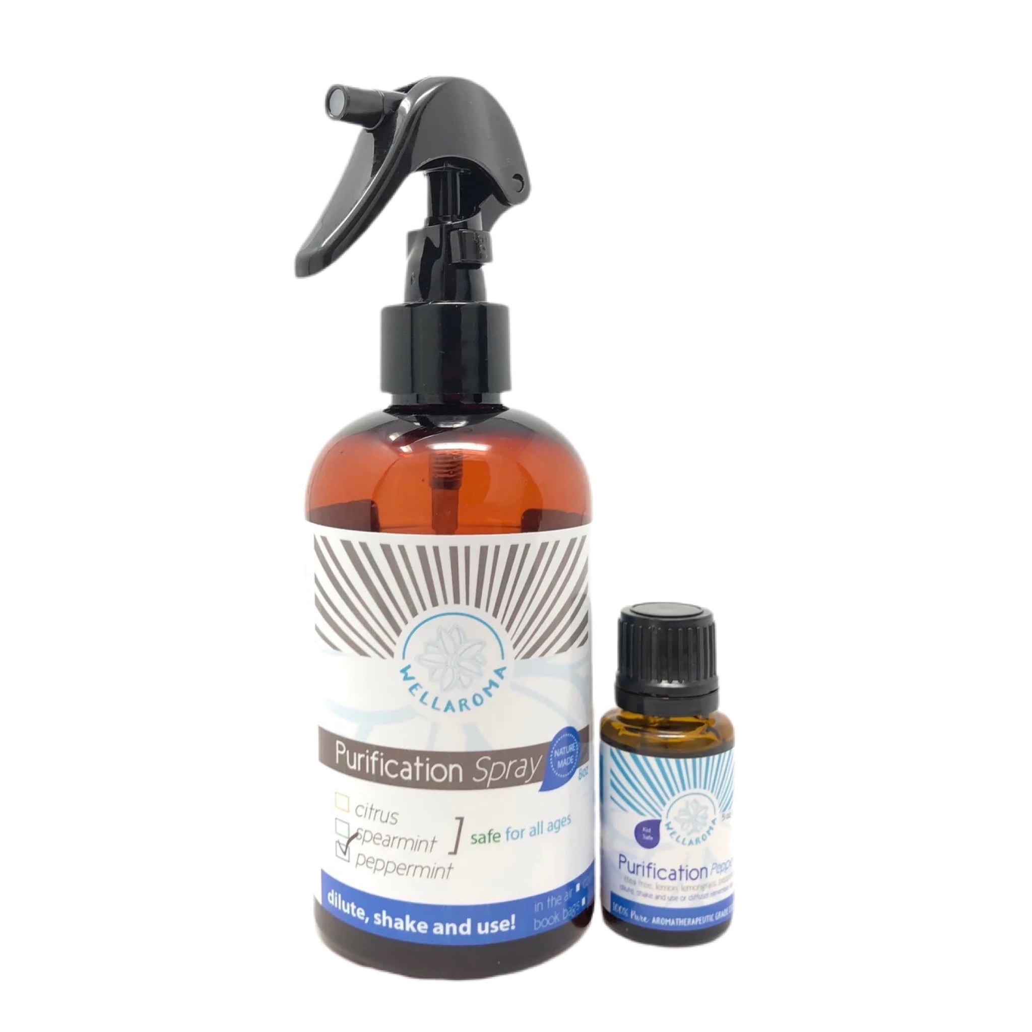 Purification (Spray) - Peppermint 15ml + Bottle – Wellaroma